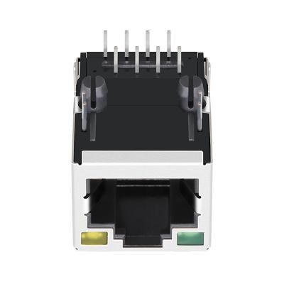 China HR915340A enige Haven 100 de Rechte hoekschakelaar LPJ16211BENL van basis-T RJ45 Te koop