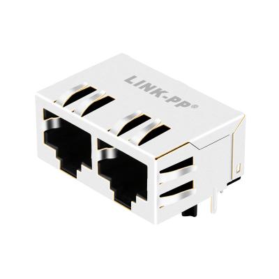Китай 5406566-2 10/100 портов основания-T 1x2 без модулей соединителя LPJEF102CNL локальных сетей Magnetics RJ45 продается