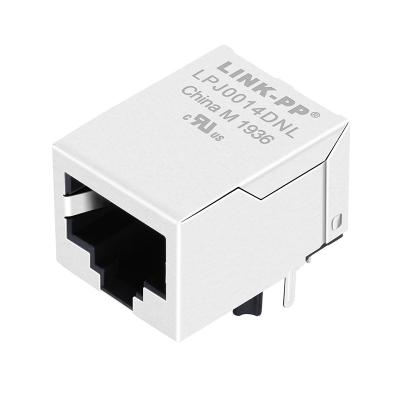 China Conector femenino de HR901101A 10/100base-t 1X1 RJ45 sin LED LPJ0014DNL en venta