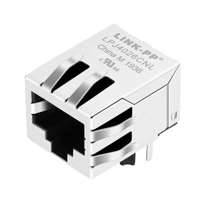 中国 JX0026D21NL は温度 Rj45 ジャック AutoMDIX 10/100Mbps LPJ4026CNL を拡張しました 販売のため