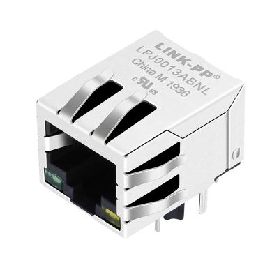 중국 LU1T041X-43 LF, LPJ0013ABNL 자석 RJ45는 항구 10/100 이더네트를 골라냅니다 판매용