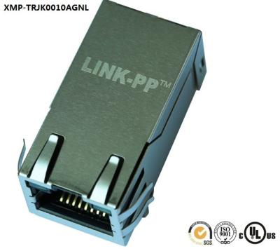 中国 10/100Base-T 側面の記入項目の POE RJ45 コネクター、XMP-TRJK0010AGNL 販売のため