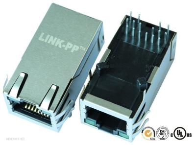 중국 0838-1X1T-W7 CONN 자석 RJ45 잭 AutoMDIX의 Ethernet+에 힘 판매용