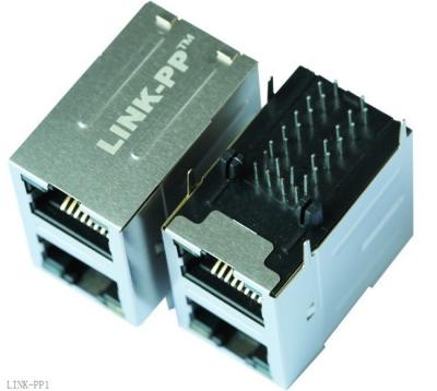 中国 2x1 港によって積み重ねられる A40-216-263-902 Rj45 正しく Angle100M の変圧器 LPJ17634AENL 販売のため