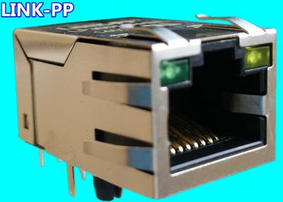 중국 LEDs IP-PBX에 TS-50005 이더네트 Rj45 연결관 LPJ1014AGNL 탭 위로 10/100M 판매용