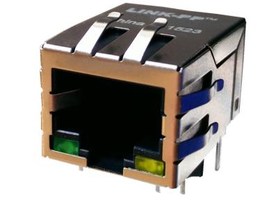 China HFJ11-E2450E-L12RL RJ45 Jack modular integró 10 /100Base-T LPJ4011GENL IP-PBX en venta