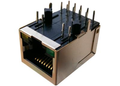 Chine Le match magnétique ATMEGA88PV-10AUR d'UE-LA1S109-43LF Rj45 Jack a inclus le commutateur à vendre