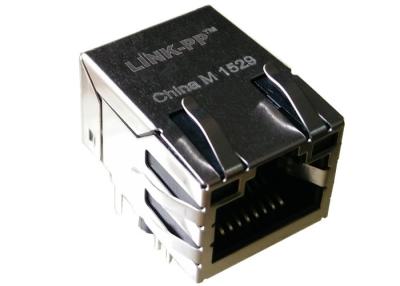 중국 Leds 매체로 보호된 ST-JK4004X8NL Rj45 암 커넥터 Pinout는 PC를 깝니다 판매용
