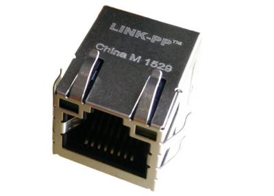 China 203347 Rj45 conector hembra Pinout blindado con medios PC del panel del LED en venta