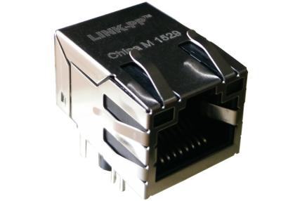 중국 6605814-5 Leds 매체로 보호된 RJ45 모듈라 잭, 10Pin는 PC를 깝니다 판매용