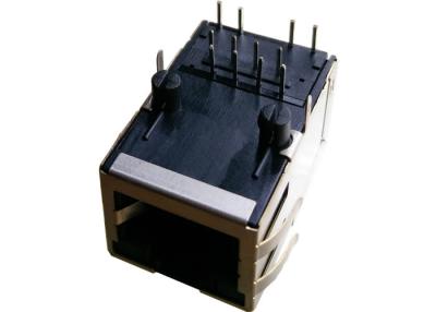 China TS-50021-1 Rj45 Jack soldó los pernos sin el suplemento incorporado de Ethernet del LED 8P8C en venta