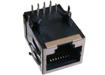 중국 HFJ11-1066E FastJack 단 하나 항구 10BASE-T RJ-45 연결관 스카시 변환기 판매용
