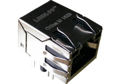 China Etiqueta del Magnetics del 10BaseT de HFJT1-1041-L12RL encima de la hembra modular del conector RJ45 en venta