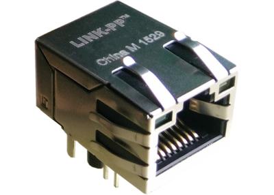Cina PWB Jack modulare della Linguetta-Su 10/100BASE-T RJ45 di HFJT1-2450-L21RL FastJack 1x1 in vendita