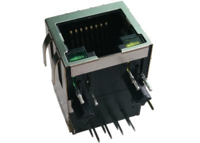 China HFJ11-1G11E-L11RL FastJack Vorsprung-Unten Gigabit RJ45 weibliches PWB-Verbindungsstück zu verkaufen