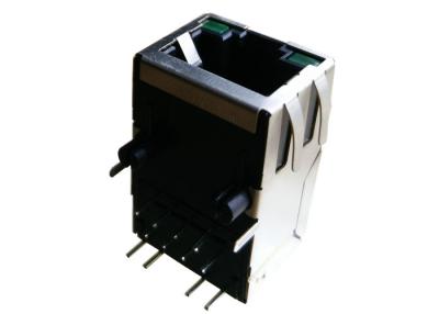 China El gato 5 Jack modular 180º del conector Rj45 Fêmea de HFJT1-1G16-L11RL integró al tablero en venta