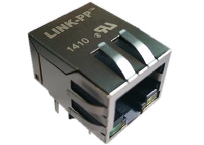 China HFJ11-CMC1E-L12RL, einzelne Hafen RJ45 Vorsprung-Unten Gleichtakt-Drosselklappe Jack zu verkaufen