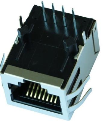 Chine HFJ11-CMRP1ERL, obstruction commune Jack de mode d'Étiquette-Vers le bas de connecteur de POE RJ45 à vendre