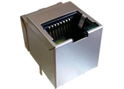 중국 HFJV1-2450-L55RL 수직 RJ45 잭 10/100BASE-TX 자석 이더네트 연결관 판매용