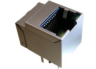 중국 HFJV1-2450-L77RL 수직 RJ45 잭 10/100BASE-TX 자석 이더네트 연결관 판매용
