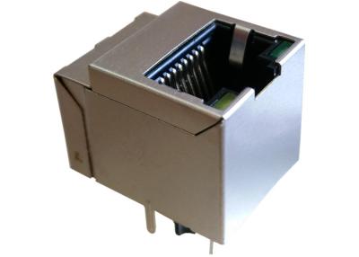 중국 HFJV1-E2450-L17RL 수직 RJ45 FastJack 자석 이더네트 연결관 판매용