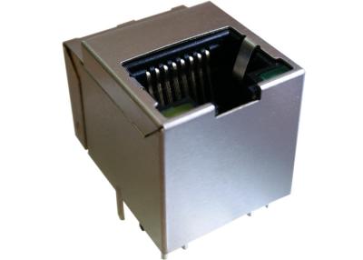 중국 HFJV1-E2450-L15RL 수직 RJ45 잭 10/100BASE-TX 자석 이더네트 연결관 판매용