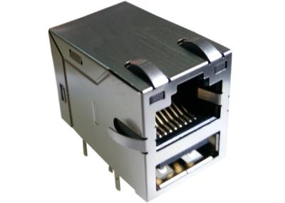 Китай XRJB-A60-1-D12-170 модульные rj45 разъемы 10/100Mbps магнитные продается