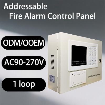 China CA100 Addressable Fire Detection & Alarm System – 1 Loop Capacity, 254 Control Points for Small Buildings with CA100 Panel for sale