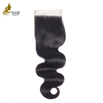 Cina La chiusura naturale dei capelli umani di colore collega/non la chiusura svizzera del pizzo dei capelli umani di Remy in vendita
