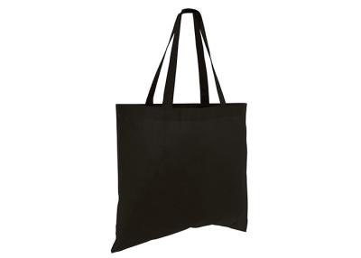 China Schwarze 38*42cm nicht gewebte Polypropylen-Tote-Taschen ohne Boden zu verkaufen