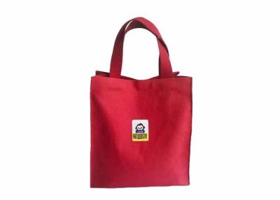 Cina Logo personalizzato piccolo Red Canvas Lunch Tote Bag per campeggio e shopping in vendita