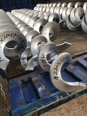 China Lleve la operación simple del vuelo del transportador de tornillo de la cuchilla del taladro de la resistencia Q345B en venta