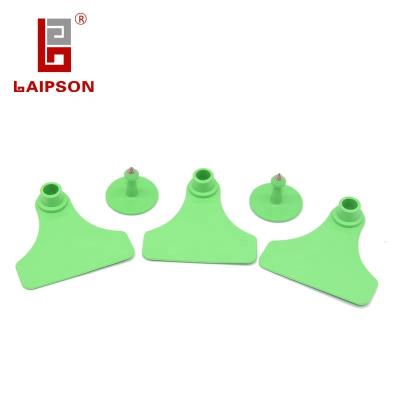 중국 59mm BASF TPU OEM Ranches Small Pig Sheep Ear Tag For Livestock 판매용