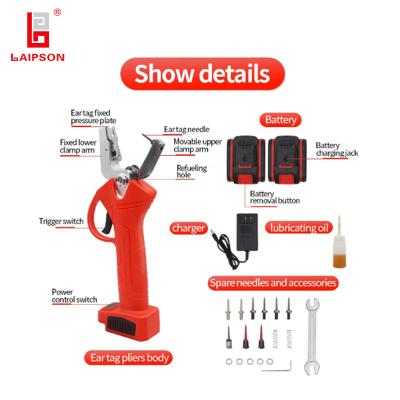 China Aluminium Alloy 2024 Electric Ear Tag Install Tool Animal Applicators Pliers for sale