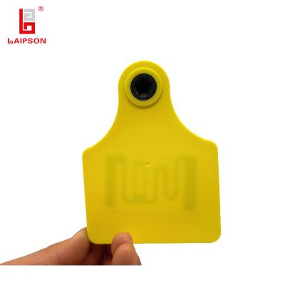 중국 100MM 가축 그룹 ID를 위한 75MM Tamperproof UHF 귀 꼬리표 판매용