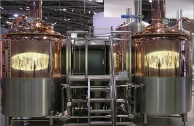 SU304 χαλκού με το κλειδί στο χέρι Microbrewery εξοπλισμού PLC brewhouse brewpub ελέγχου αντιδιαβρωτικό