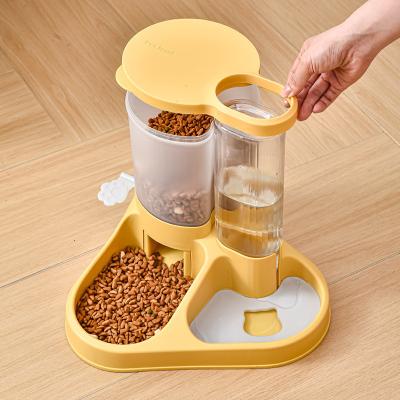 Small to Large Dog Water Dispenser with Automatic Feeder and Water Bowl Battery