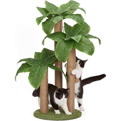 China 31.5 Inch Sisal Cat Scratching Post Cat Furniture Pet House for Indoor Cats for sale