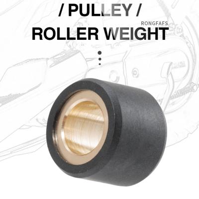 6pcs Copper Rubber Motorcycle Variator Clutch Weight Roller Set 25g for NMAX CH