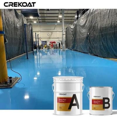 China Grey White Solid Colors Customized Color Epoxy Floor Paint Resistant to Stains and Water for sale