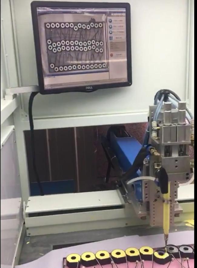 Transformers Glue Potting Machine with Camera Positioning