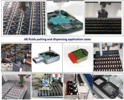 Chine Installation verticale Dispensateur double époxy à haute précision et mélangeur de résine pour le mélange à vendre