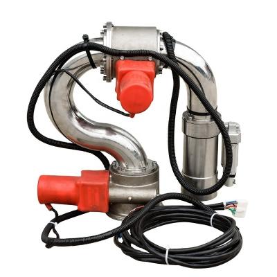 China Stainless Steel 24V Electric Water Cannon for Oil Station Sprinkler Truck Customized Design for sale