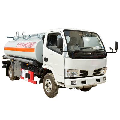 China 6 Metric Fuel Dispensing Trucks Forward Shift Number 5 Dongfeng 5000L 6000L Fuel Tank Truck for sale