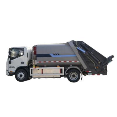 China JAC 8m3 Compactor Garbage Truck Rubbish Bin Collection Dump Truck Pure Electric Energy for sale