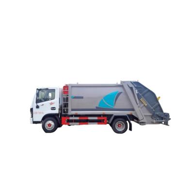 China Diesel Four Wheel Garbage Truck With Rear Loading And Unloading Compression Bucket Automatic Loading Collection Vehicle for sale