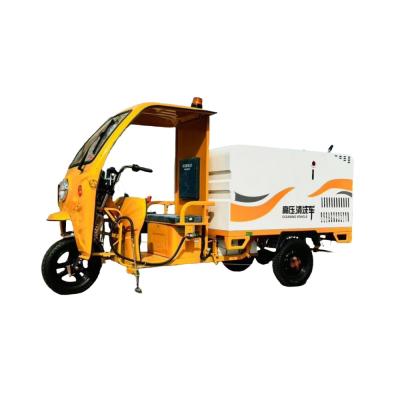 China Electric Tricycle for Municipal Property Management and Sanitation Customized Pure Electric Pressure Cleaning Vehicle for sale