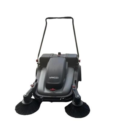 China Energy Type Pure Electric Manual Street Sweeper Push by Hand Garden Yard Floor Sweeper for Warehouse for sale