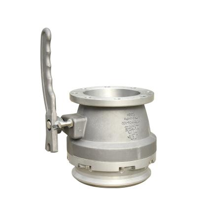 China 4 Inch API Bottom Valve Aluminum Alloy Unloading Valve for Fuel Tank Truck Unloading Performance Improvement for sale