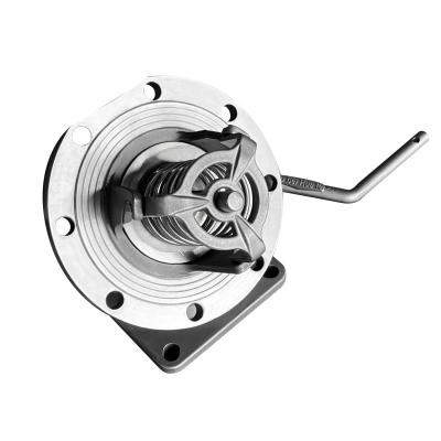 China Sliver Stainless Steel Angle Valve for Control and Regulation of Medium Hydrochloric Acid for sale